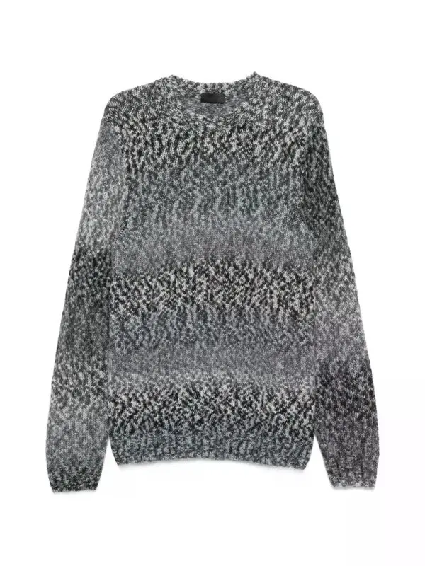 DONDUP Crew Neck Melange Effect Sweater