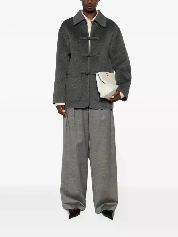 RÓHE Toggle-fastening Jacket With Felted Texture
