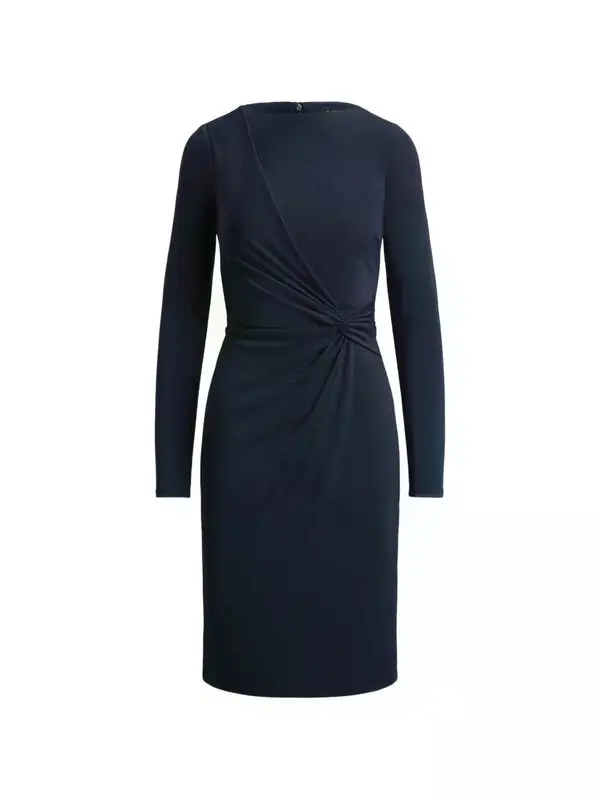 Ralph Lauren Jersey Boat-neck Midi Dress - Blue