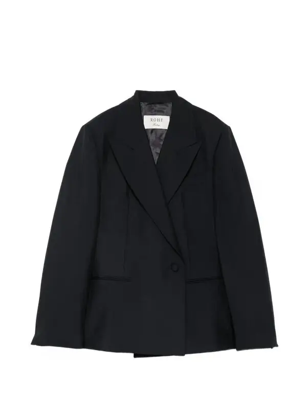 RÓHE Peak Lapel Double-breasted Blazer