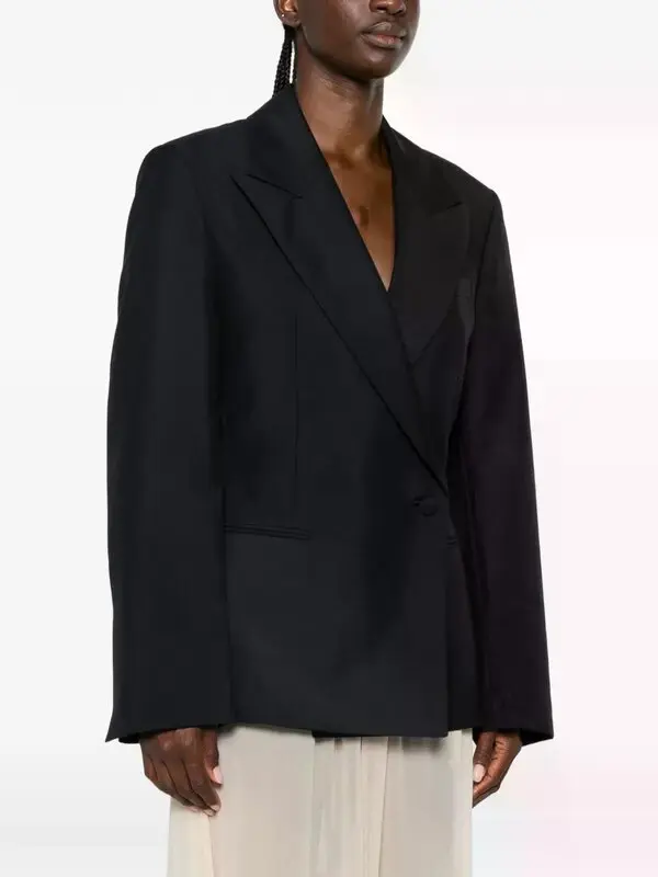 RÓHE Peak Lapel Double-breasted Blazer