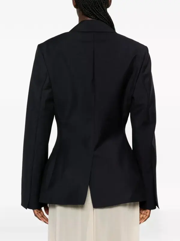 RÓHE Peak Lapel Double-breasted Blazer