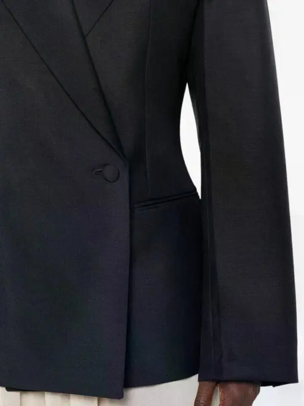 RÓHE Peak Lapel Double-breasted Blazer