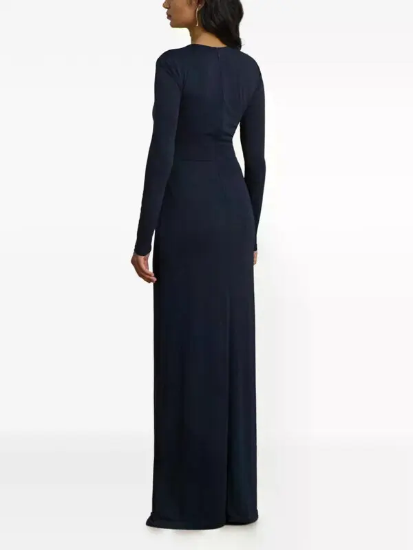 Ralph Lauren Twist-front V-neck Maxi Dress