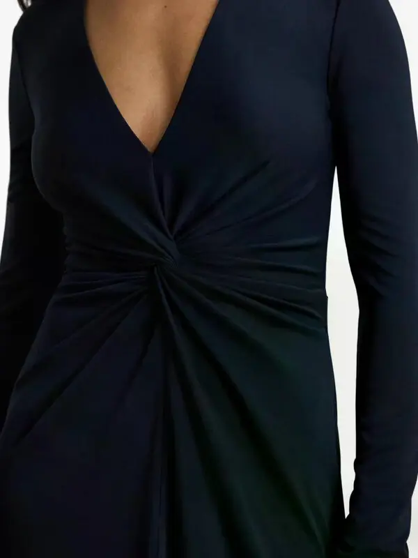 Ralph Lauren Twist-front V-neck Maxi Dress