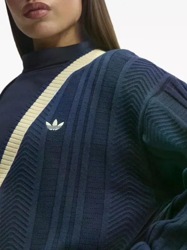 Adidas Logo-embroidered Cardigan