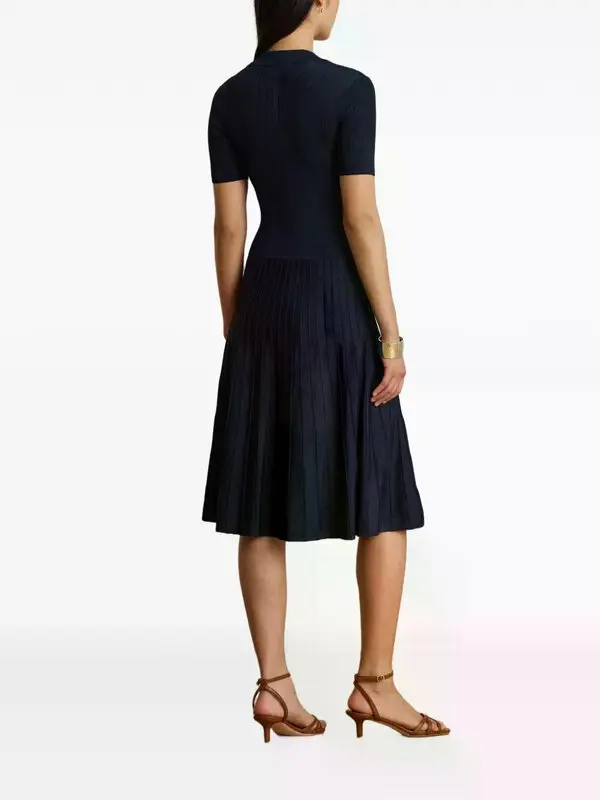 Ralph Lauren Rib-knit Short-sleeve Midi Dress