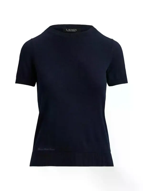 Ralph Lauren Short-sleeve Logo-embroidered T-shirt - Blue