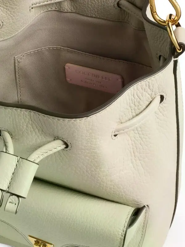 COCCINELLE Beat Generation Grained Leather Shoulder Bag
