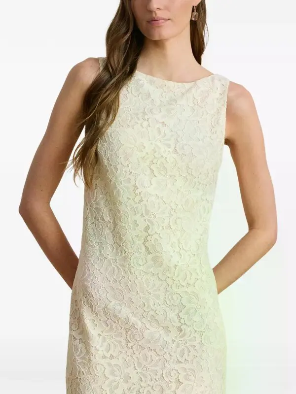 Ralph Lauren Sleeveless Lace Midi Dress