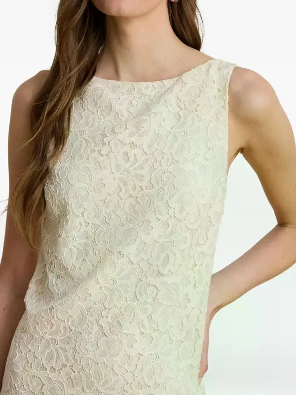 Ralph Lauren Sleeveless Lace Midi Dress