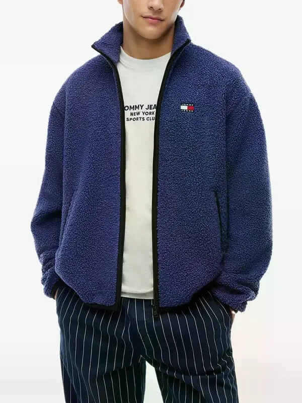 Tommy Hilfiger Fleece Zip-up Jacket - Blue