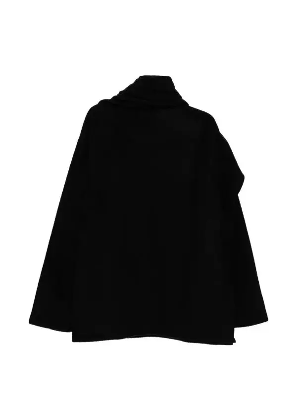 Yohji Yamamoto High-neck Draped Sweater