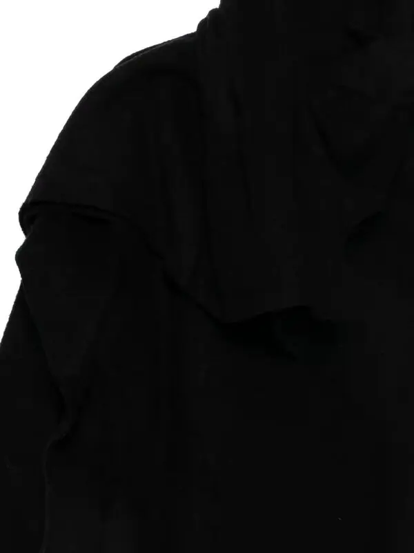 Yohji Yamamoto High-neck Draped Sweater