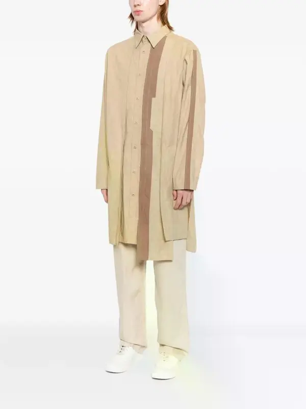Yohji Yamamoto Panelled Asymmetric Shirt