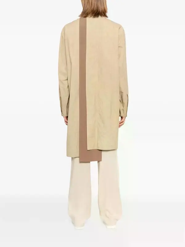 Yohji Yamamoto Panelled Asymmetric Shirt
