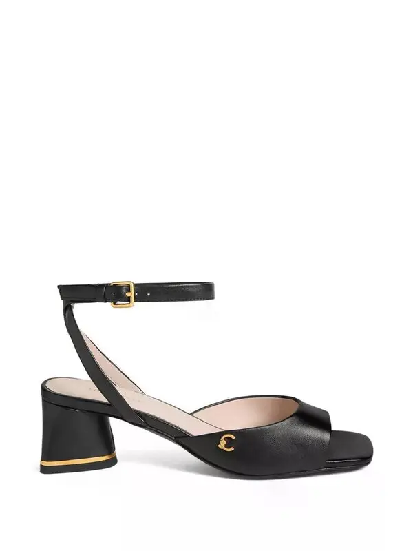 COCCINELLE Logo Plaque Buckled Sandals
