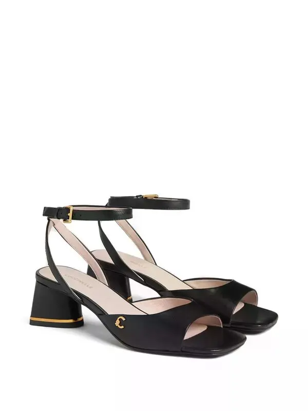 COCCINELLE Logo Plaque Buckled Sandals