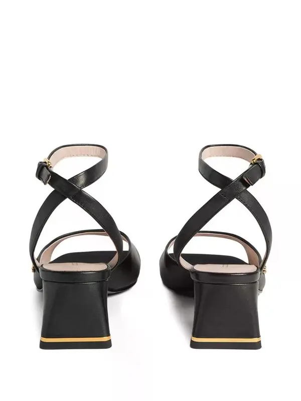 COCCINELLE Logo Plaque Buckled Sandals