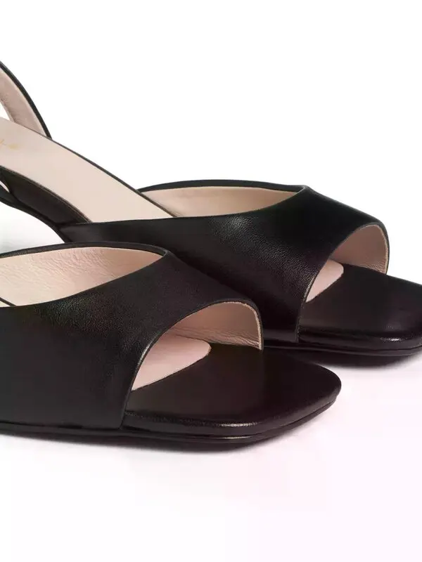 COCCINELLE Logo Plaque Buckled Sandals
