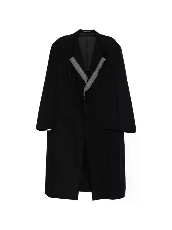 Y'S YOHJI YAMAMOTO Broad Embroidered Long Jacket