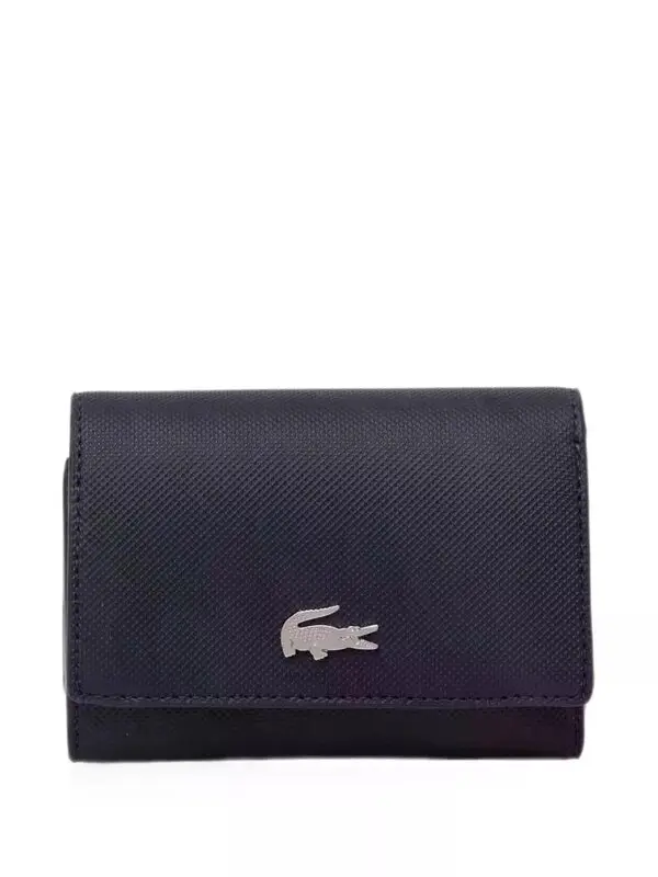 Lacoste Anna Logo-plaque Foldover Wallet - Blue