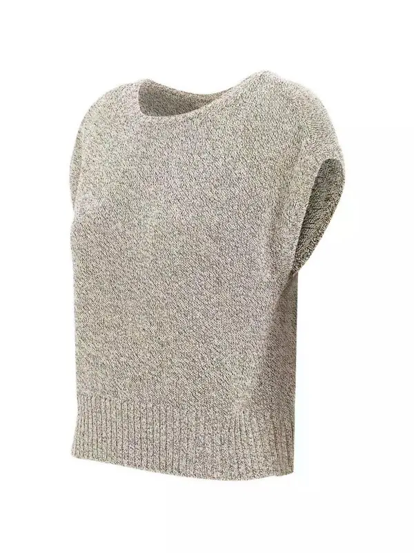KANGRA Sequin-embellished Open-back Sweater - Neutrals
