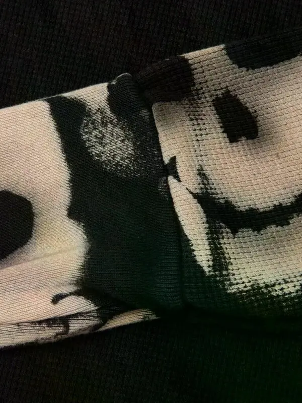 SATOSHI NAKAMOTO Graphic-print Thermal T-shirt