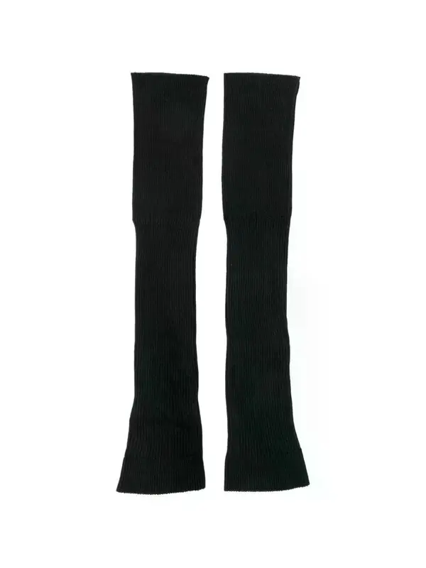 Yohji Yamamoto Ribbed-knit Leg Warmers