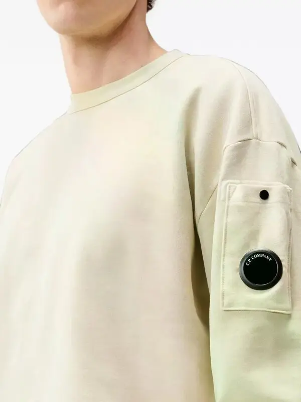 C.P. COMPANY Lens Detail Cotton Sweatshirt - Neutrals