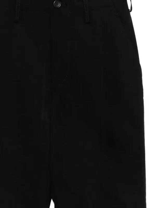 Yohji Yamamoto Wool Button-fastening Trousers
