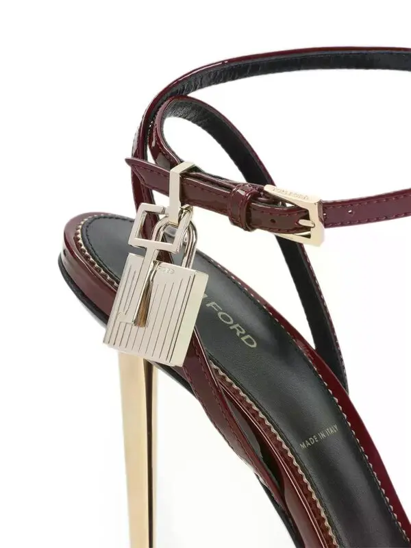 TOM FORD Padlock-detail Heeled Sandals