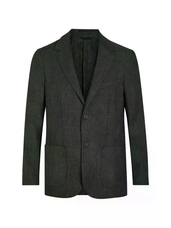 Sunspel Single-breasted Patch-pocket Blazer