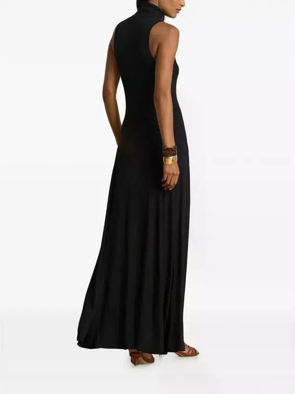 Ralph Lauren Sleeveless Turtleneck Maxi Dress