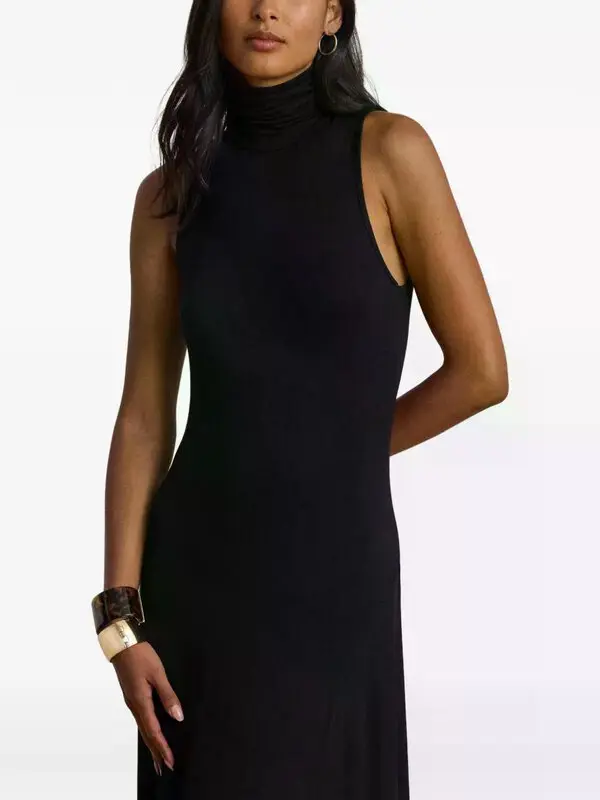 Ralph Lauren Sleeveless Turtleneck Maxi Dress