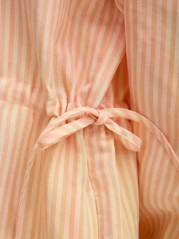 Lacoste Striped Midi Dress