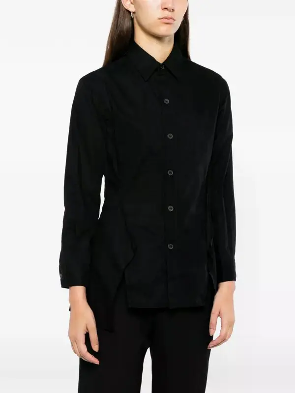 Yohji Yamamoto Overlapped-seam Blouse