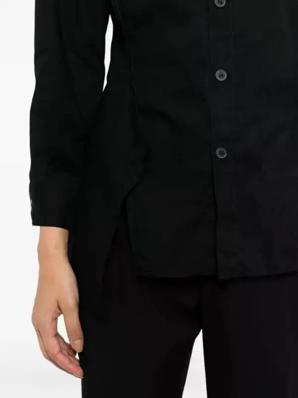 Yohji Yamamoto Overlapped-seam Blouse