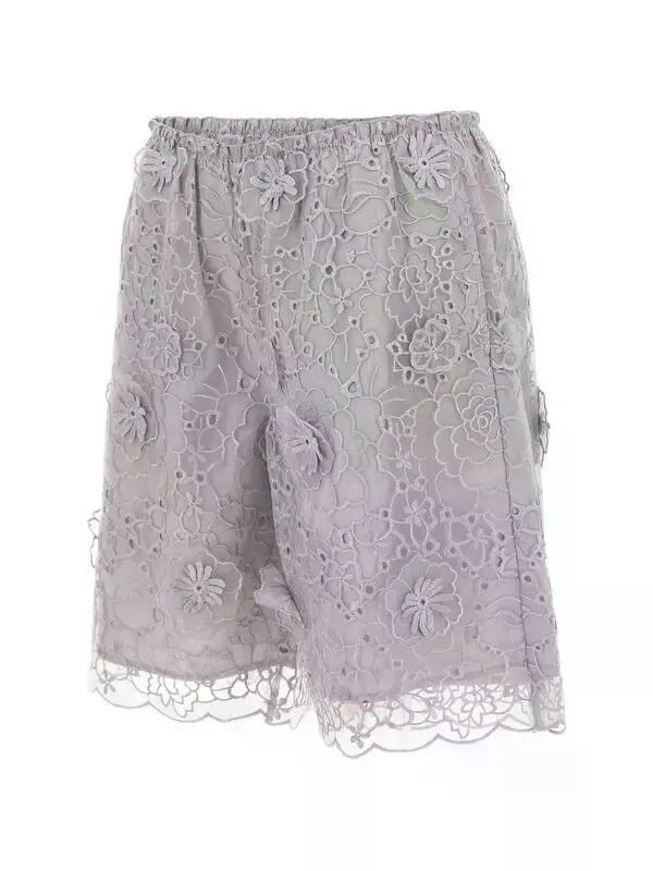 THE GARMENT Sydney Floral Embroidered Shorts
