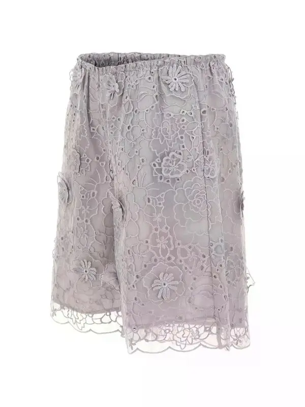 THE GARMENT Sydney Floral Embroidered Shorts