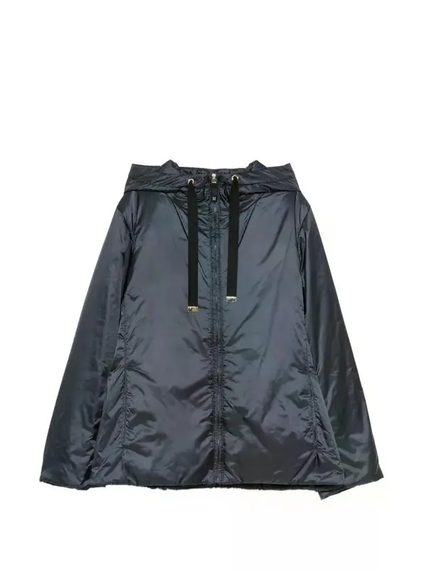Max Mara The Cube Hooded Jacket - Blue
