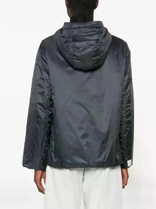 Max Mara The Cube Hooded Jacket - Blue