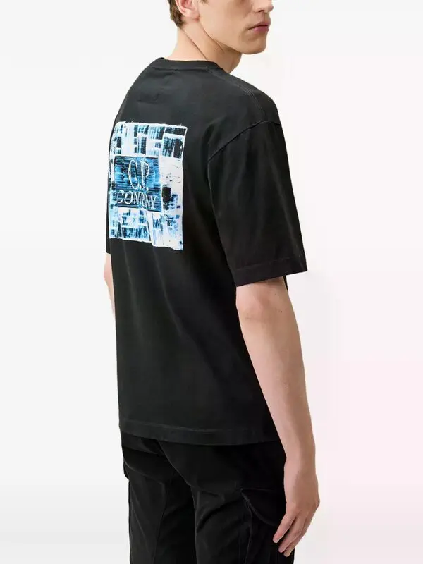 C.P. COMPANY Logo-print Cotton T-shirt