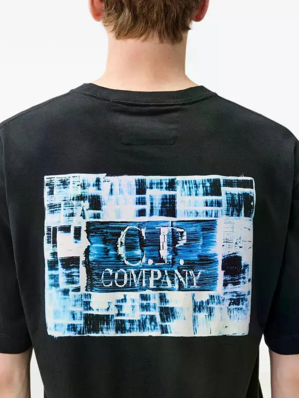 C.P. COMPANY 30/1 Jersey Short Sleeve Graphics T-shirt