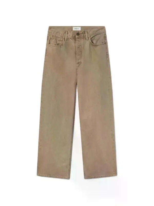 AGOLDE Ren High-rise Wide-leg Jeans - Neutrals