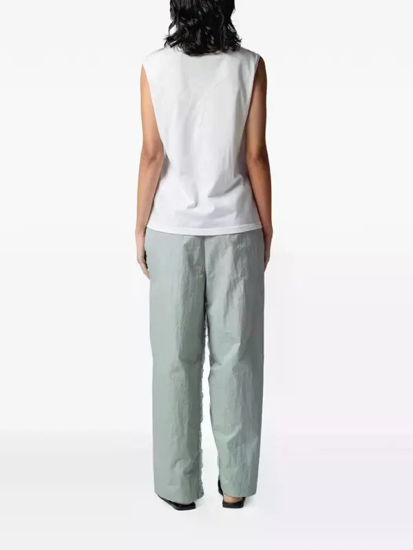 MULLER OF YOSHIOKUBO Ruffled Panel Palazzo Pants