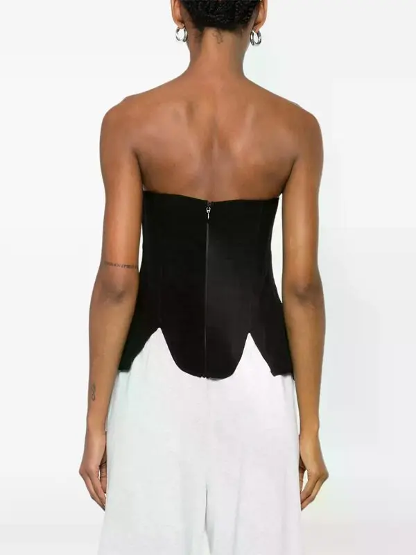 Giuseppe Di Morabito Strapless Corset Top