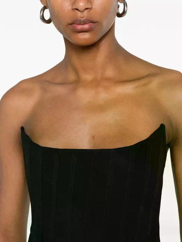 Giuseppe Di Morabito Strapless Corset Top