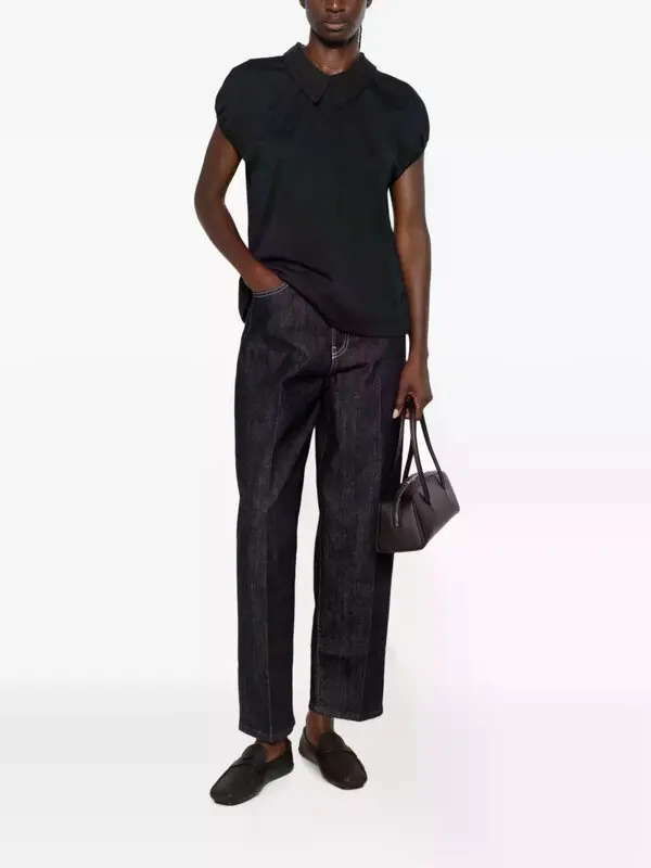 Fabiana Filippi Contrast-stitch Jeans