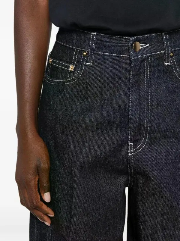 Fabiana Filippi Contrast-stitch Jeans